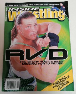 MAGAZINE - Inside Wrestling Feb 2002 The Hardys RVD Jerry Lawler Kane ...