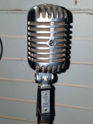 SHURE 55S Microphone Vintage 1963-64 Very Good Original Condition ...