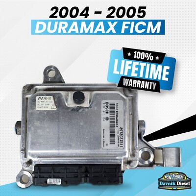 04-05 Chevy Silverado Gmc Sierra Duramax 6.6 Ficm Lly 8973037513 ...