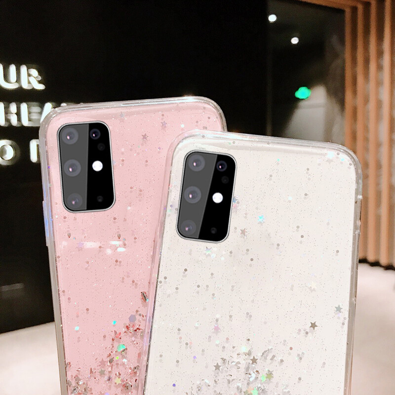 For OPPO phone Glitter Shine TPU Bling Nebulae Shockproof Case Cover ...