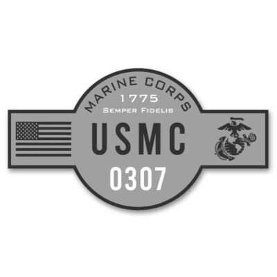 Marine Corps 0307 MOS Decal - USMC Truck Decal - Military Graphics - 8 ...