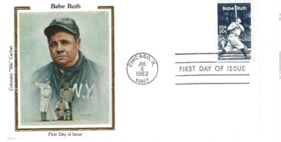 1983 2046 20ct Babe Ruth FDC | eBay