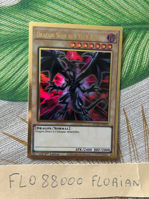 Yu-Gi-Oh! Dragon Noir aux Yeux Rouges MGED FR003 | eBay