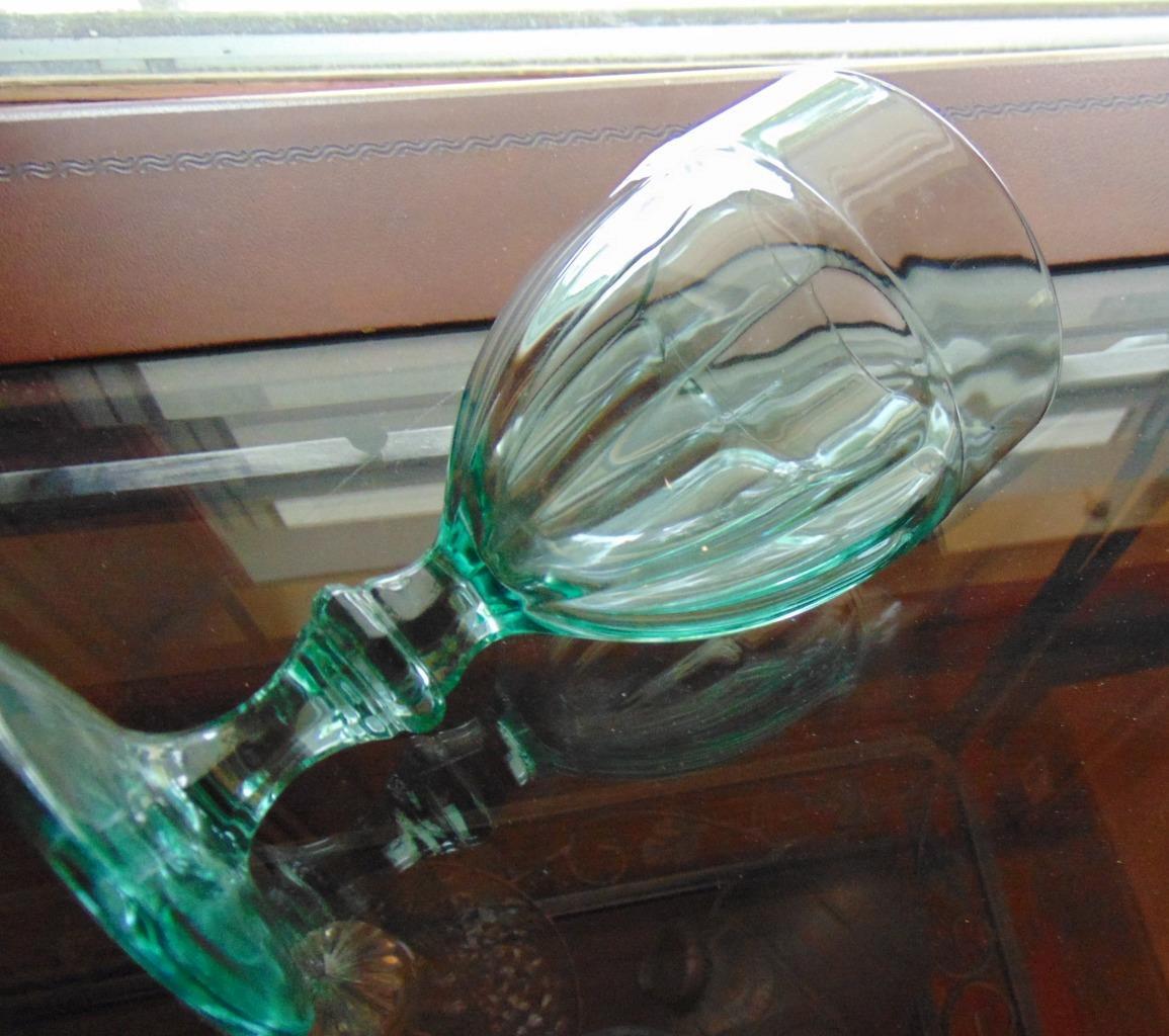 Libbey Duratuff GIBRALTAR Spanish Green Water Goblet Glass 10 oz | eBay