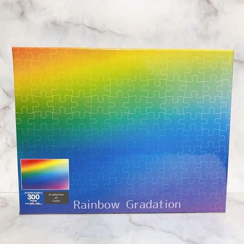 Epoch Jigsaw Puzzle Rainbow Gradation 300 Piece Used | eBay