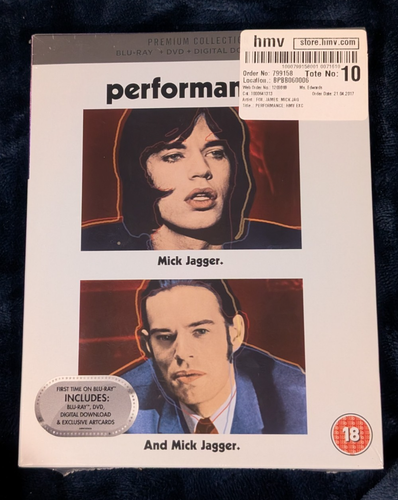 Performance (1970, Roeg) - REGION FREE HMV Premium Edition UNALTERED ...
