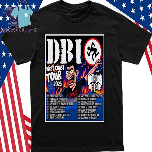 DRI Band West Coast Tour 2025 Poster Shirt | eBay