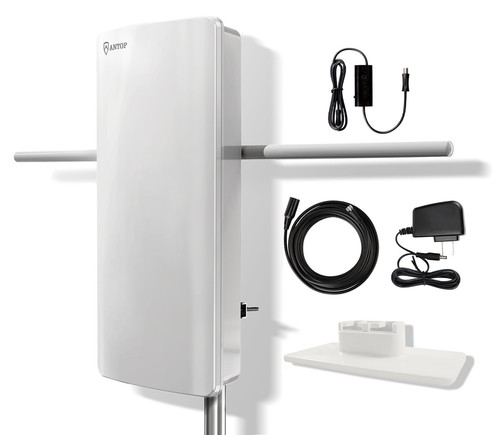 Big Boy AT-400BV Outdoor Indoor HDTV Antenna with VHF Enhancer Rods ...
