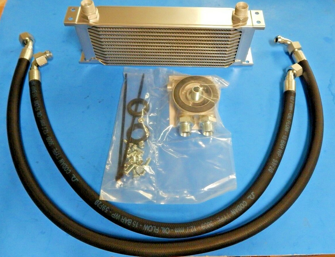 New Oil Cooler Kit with 13 Row Oil Cooler Triumph Spitfire with ...