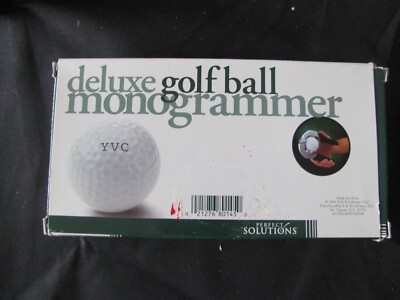 Deluxe Golf Ball Monogrammer | eBay