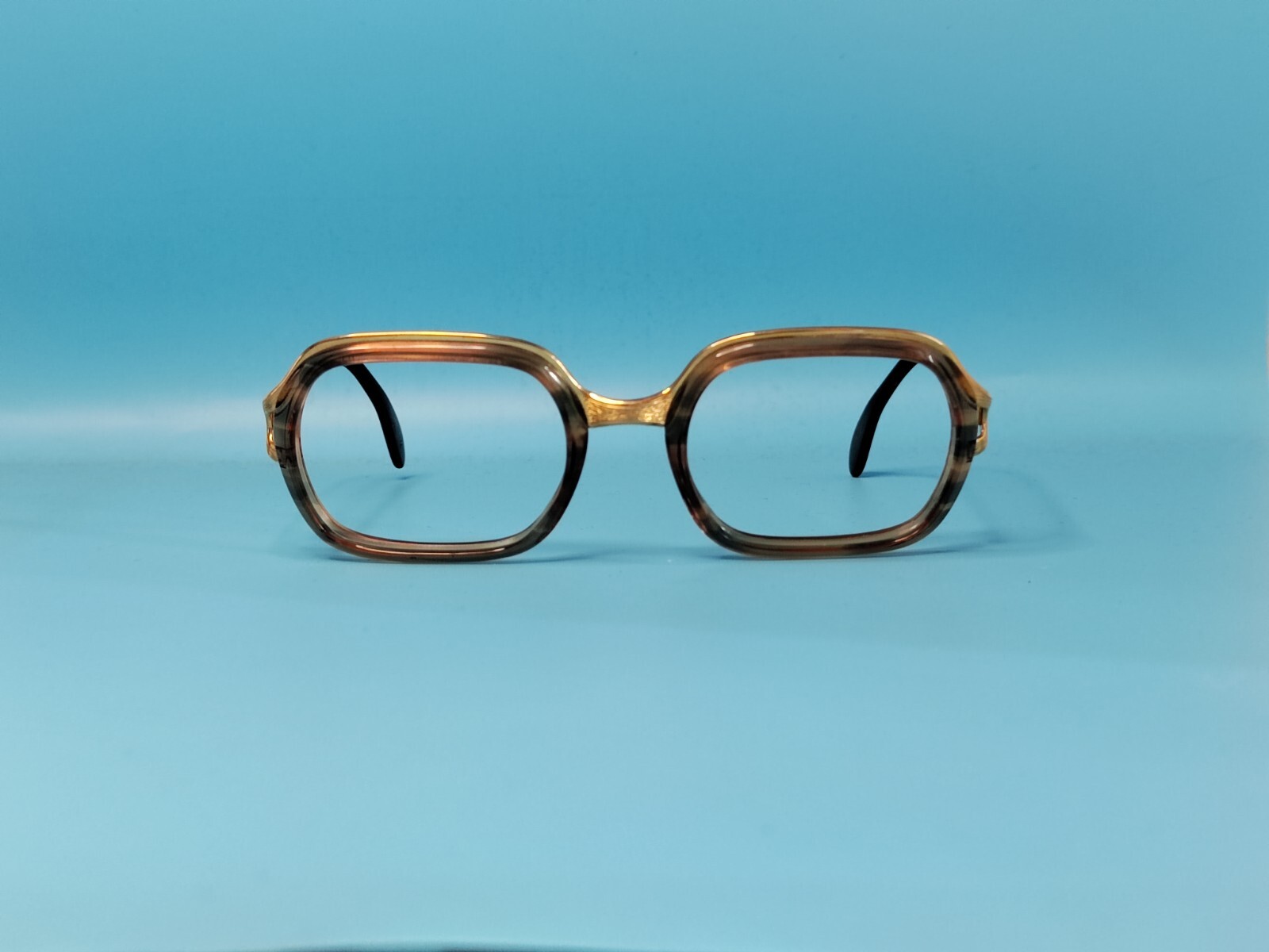 VINTAGE 60S METZLER GOLD PLATED PILOT EYEGLASSES FRAM… - Gem