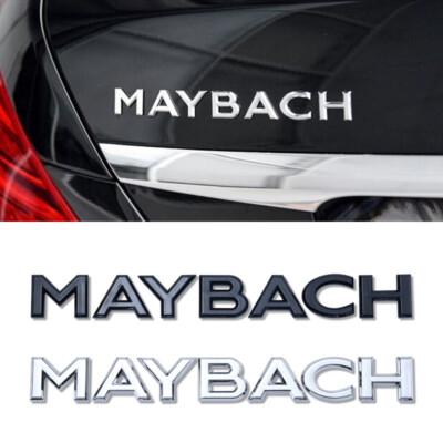 For Mercedes-Benz S MAYBACH Emblems Ornaments rear logo Compatible ...