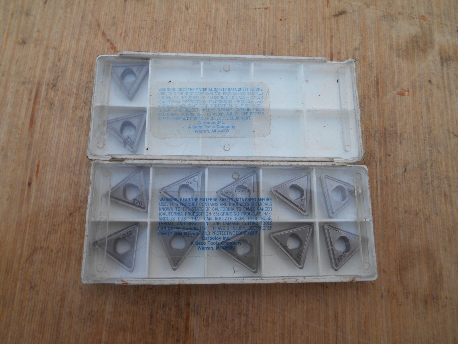 SECO CARBIDE INSERTS , TPMM 322-46 , GR 370 , 12 INSERTS | eBay