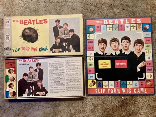 The Beatles Flip Your Wig Board Game Milton Bradley NEMS 1964 | eBay