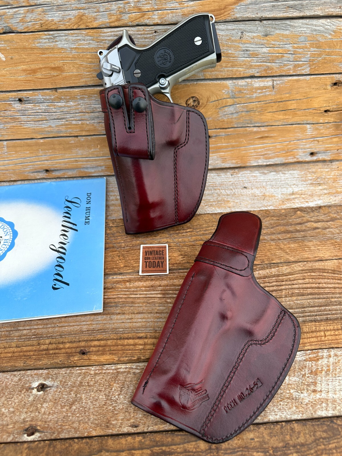 Don Hume PCCH Leather IWB Holster for Beretta 92 92F 96 Taurus PT99 ...
