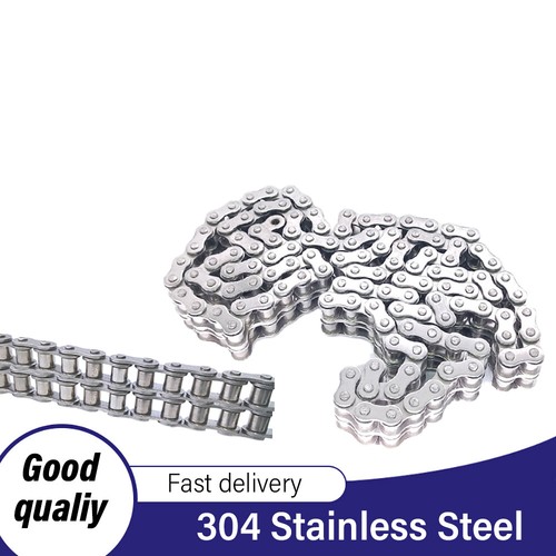 304 Stainless Double row Steel Drive Chain 1.524m 06B/08B/10A/12A-2 ...