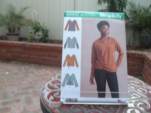 Vintage Simplicity 8950 Pattern Size 40 Mens Long Button Half Shirt ...