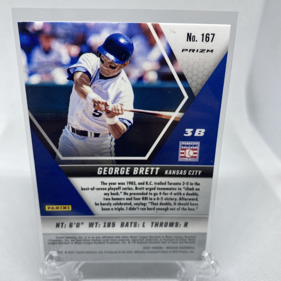 2021 Mosaic Baseball George Brett Card #167 Mosaic Prizm Parallel | eBay