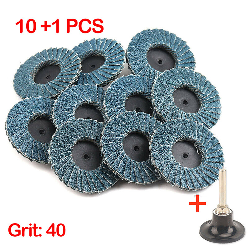 2" 40-120Grit Flap Wheel Sanding Disc Grinding Abrasive Angle Grinder 5 ...
