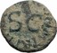CLAUDIUS Authentic 42AD Rome Food MODIUS Original Ancient Roman Coin ...