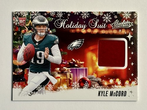 2025 Panini Absolute Football Kyle McCord Holiday Suit Rookie Patch | eBay