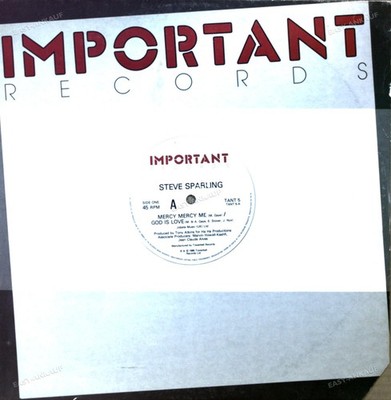 Steve Sparling - Mercy Mercy Me/God Is Love Maxi 1985 (VG/VG) .* | eBay