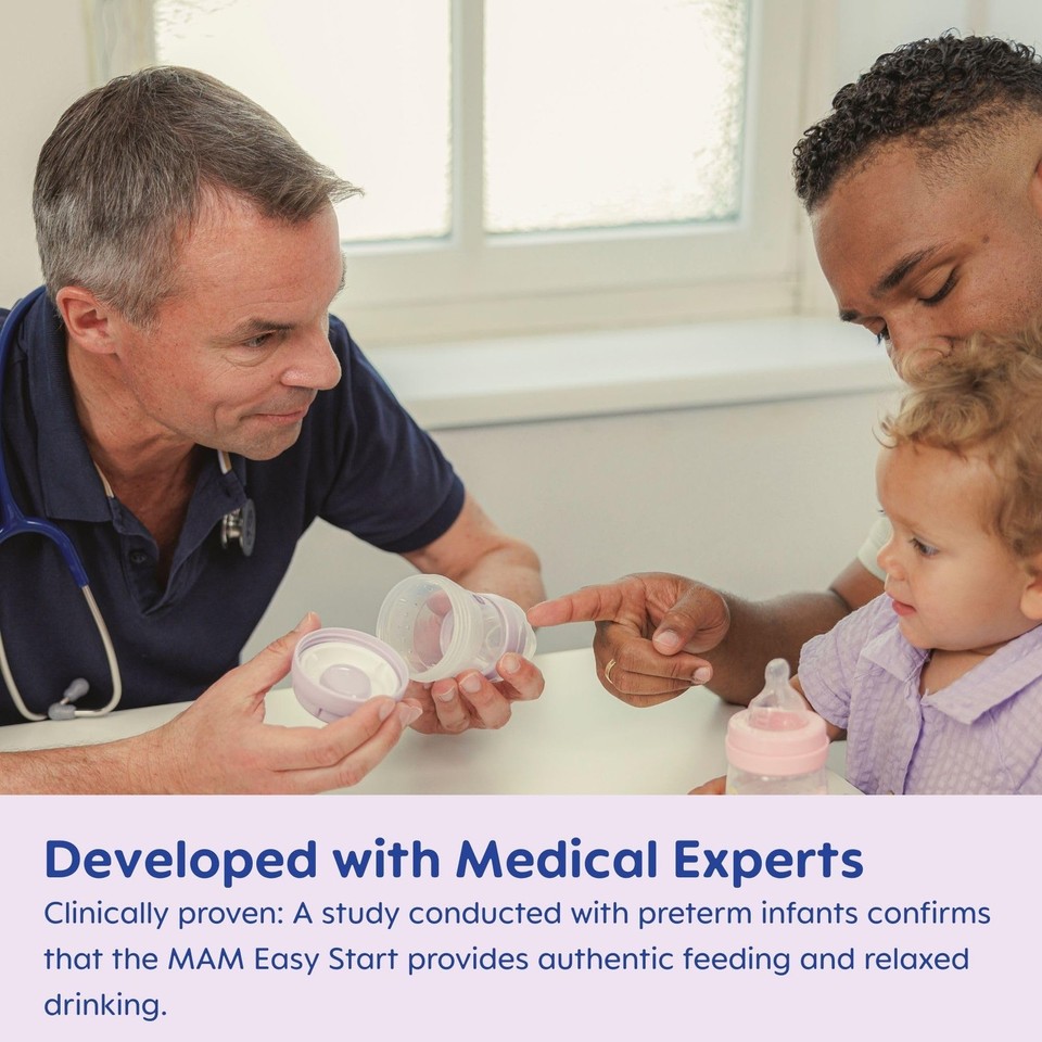 11oz Easy Start Anti-Colic Baby Bottles, Fast Flow, Breastfeeding-Like ...