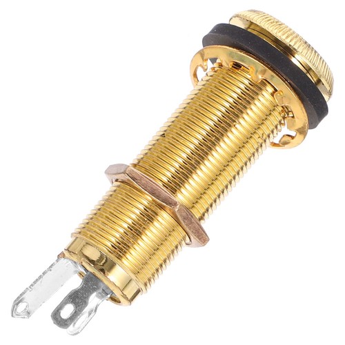 Metal Output Socket Mount Jack Plug Electric Guitar and Bass Accessory ...
