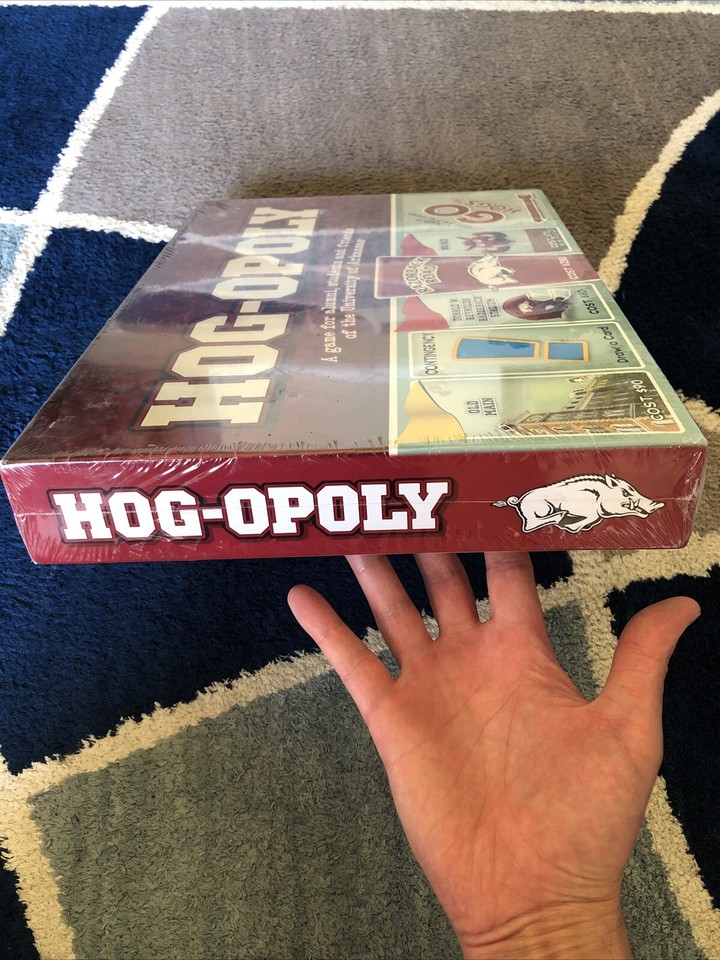University of Arkansas Razorbacks Hog-Opoly Monopoly Style Board Game ...
