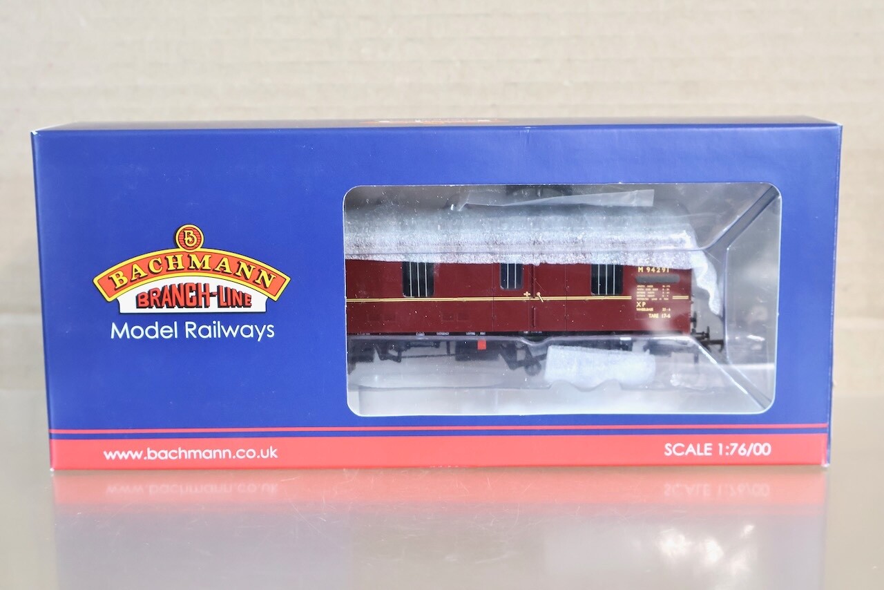 BACHMANN 39-550Z BR MAROON MK1 CCT PARCELS COACH M94291 MINT BOXED ol ...
