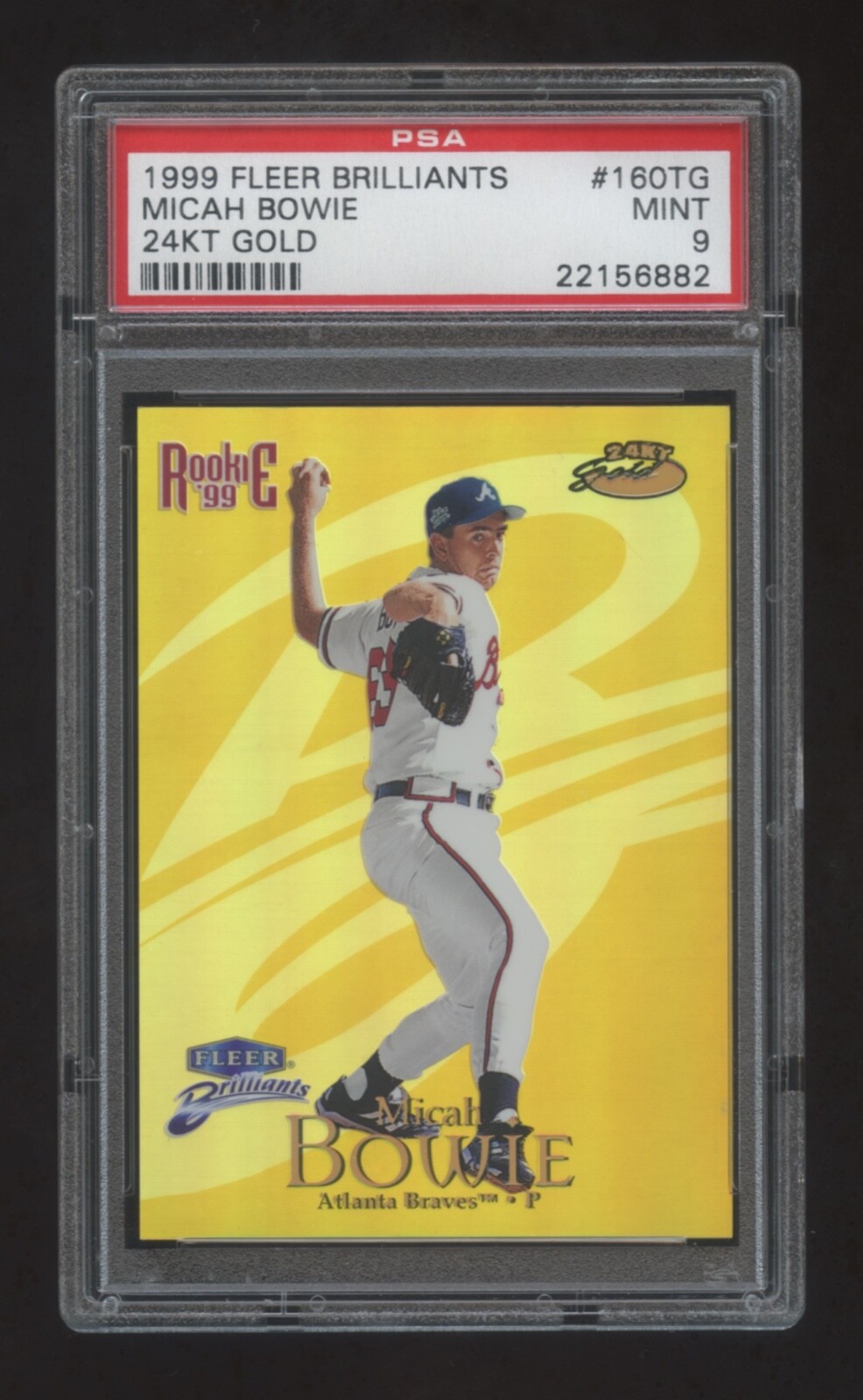 POP 1 PSA 9 MICAH BOWIE 1999 FLEER BRILLIANTS 24 KT GOLD RC #ED 07/24 RARE GRD | eBay