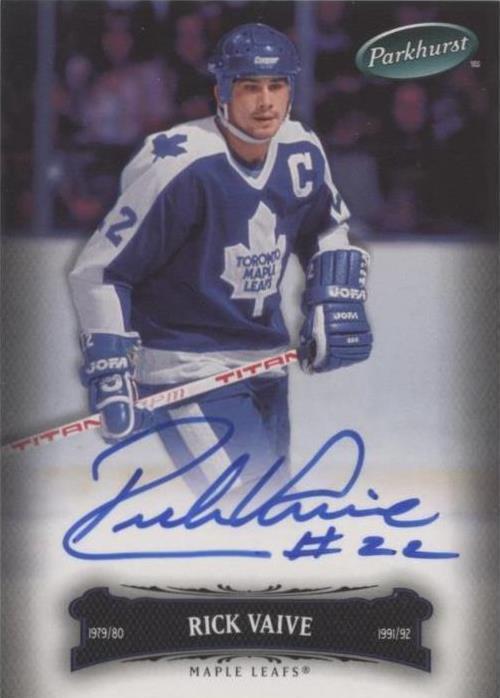 2006-07 Upper Deck Parkhurst - Rick Vaive #148 Autographs (AU) for sale ...