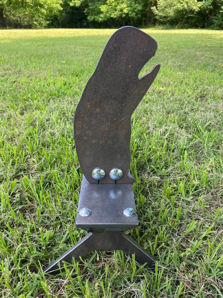 3/8" AR500 Prairie Dog Auto Reset Popper Reactive Steel Shooting Ground ...