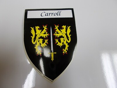 Carroll Irish County Crest Ireland Decal Sticker Shield Badge Ireland ...