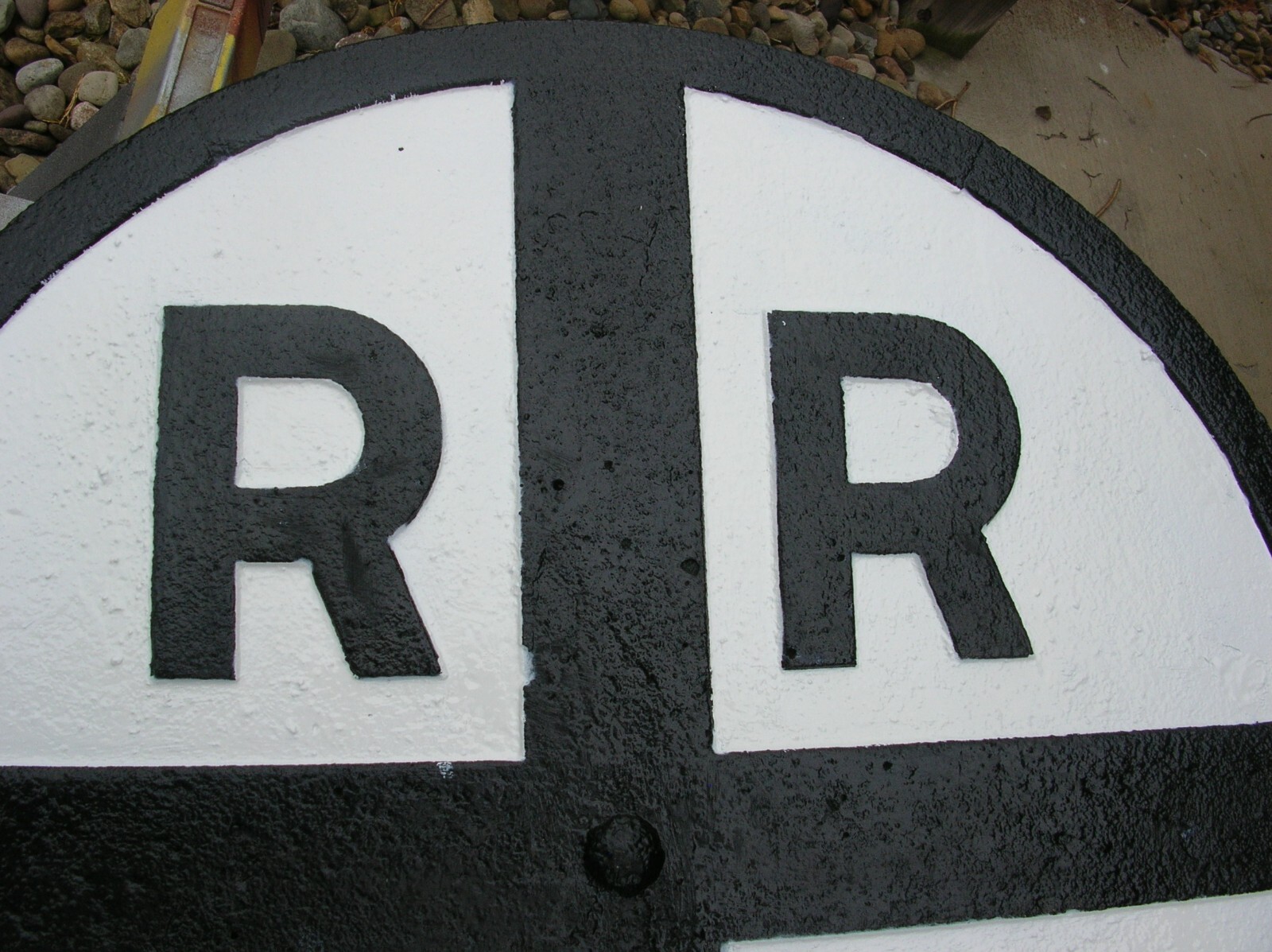 vintage cast iron railroad crossing sign | eBay