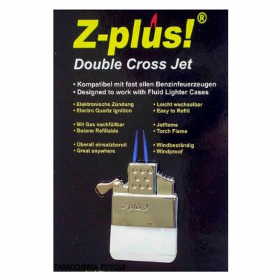 NEW Z-Plus DOUBLE Jet Torch flame Butane Replacement Insert For Petrol ...