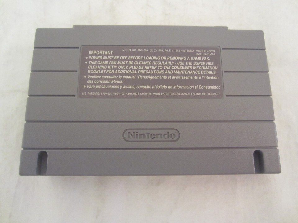 Burn-In Test Cartridge Rev D SNES Super Nintendo 1991 Mario Not for ...