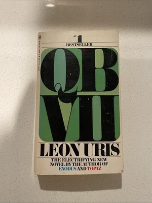 QB VII - Leon Uris - Novel - 1st PBK EDN 1972 - DOCTOR AT CONCENTRATION ...