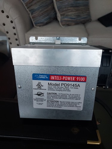 Converter Charger Progressive Dynamics Model PD9145A Inteli Power 9100 ...