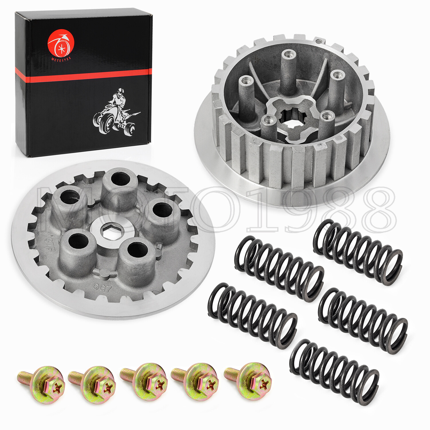 Clutch Kit Inner Hub Pressure Plate Springs Gasket For Yamaha Blaster ...