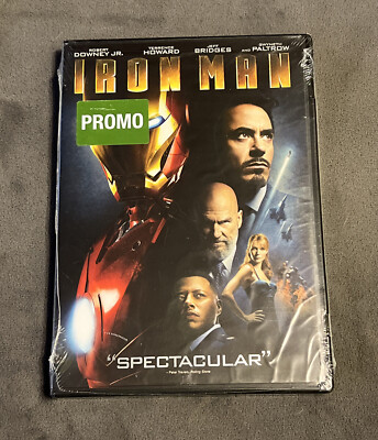 Iron Man PROMO Brand New Sealed DVD 2008 Widescreen Marvel Studios ...