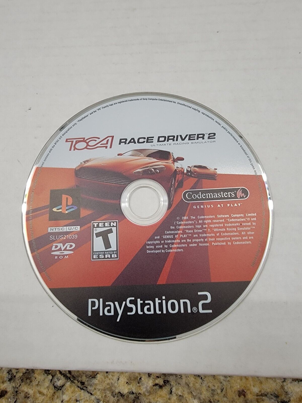 ToCA Race Driver 2: PlayStation 2 PS2--Disc Only--Free Shipping NO ...