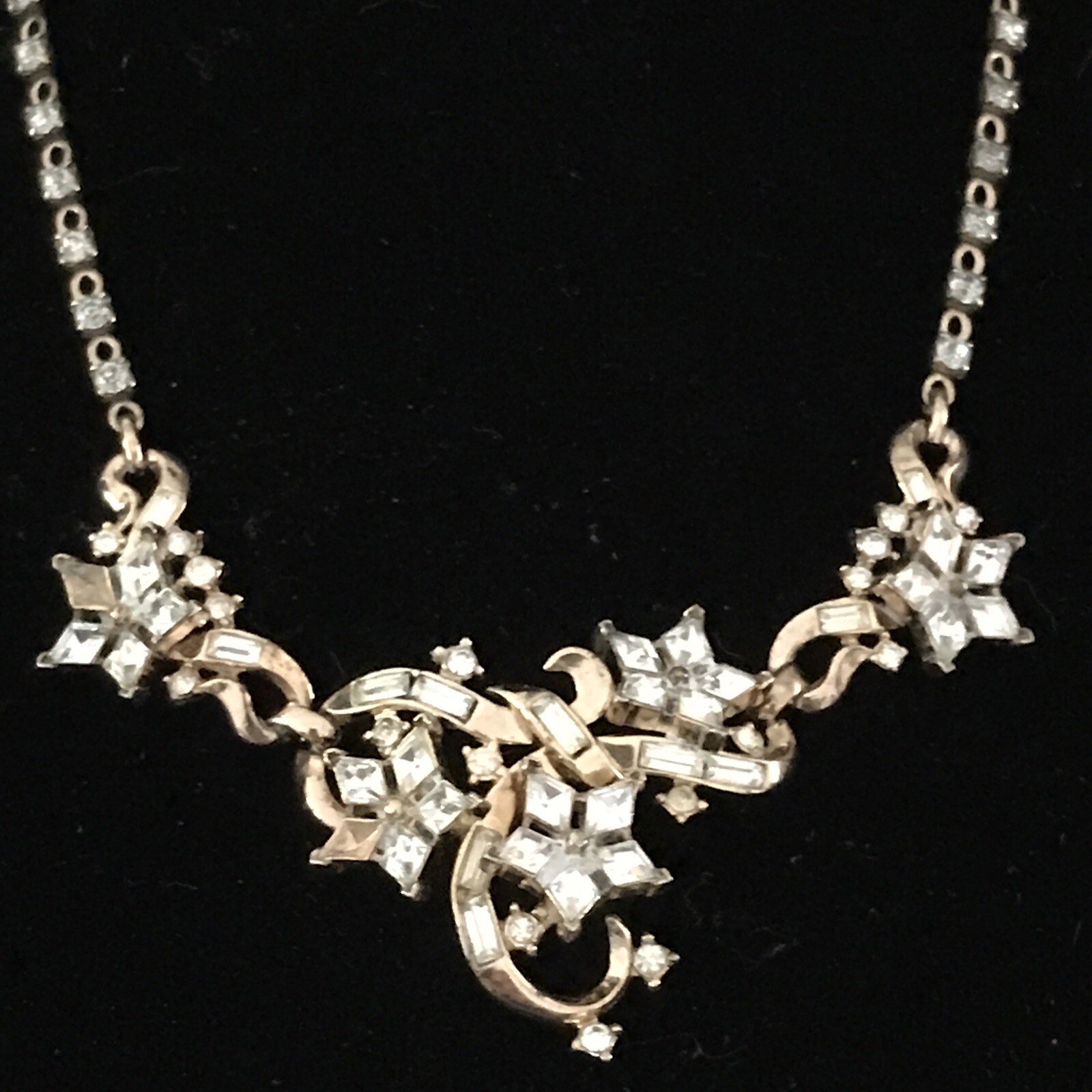 Trifari Alfred Philippe Twinkle Gold Tone Rhinestone … - Gem