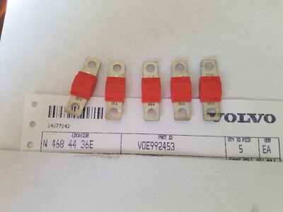New Genuine Volvo Fuse VOE 992453 (Qty of 5) 30A | eBay