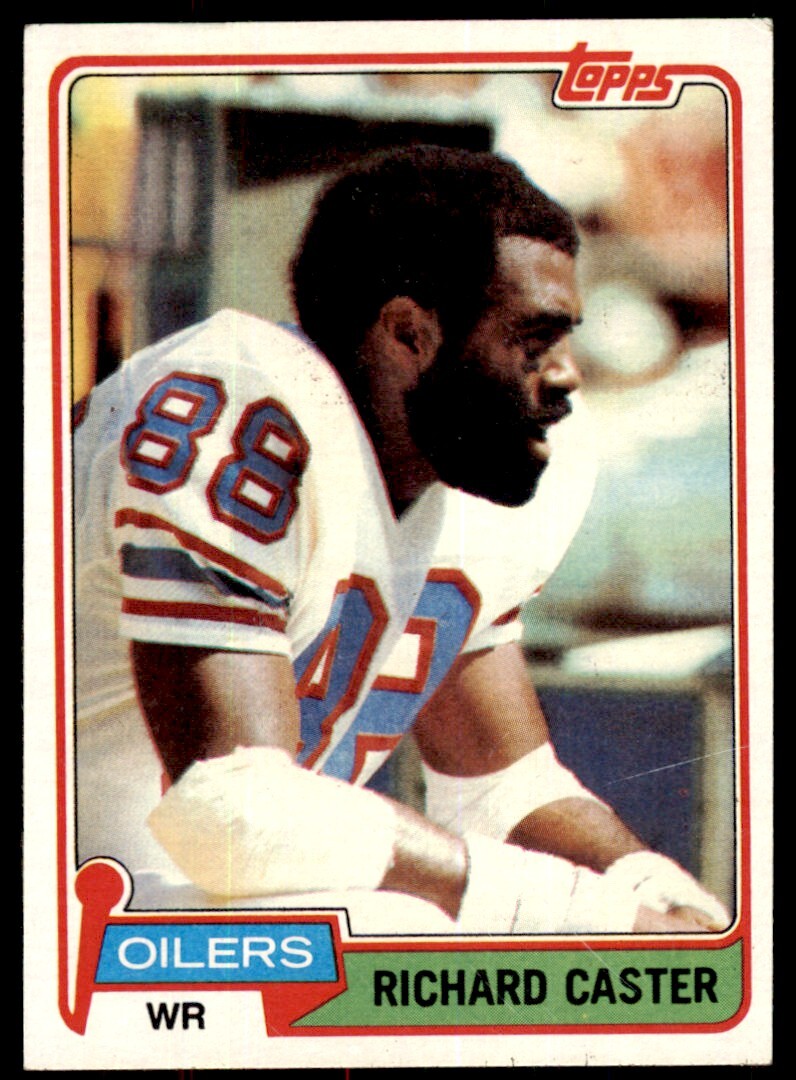 1981 TOPPS* RICHARD CASTER HOUSTON OILERS #471 | eBay