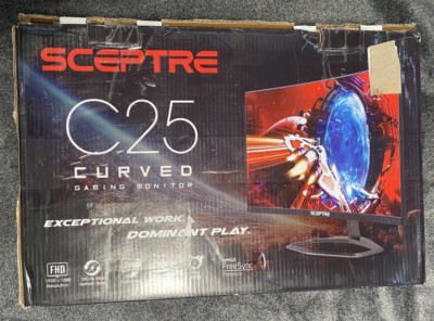 Sceptre Curved 24.5-inch Gaming Monitor C25 u240Hz 1080p R1500 1ms ...