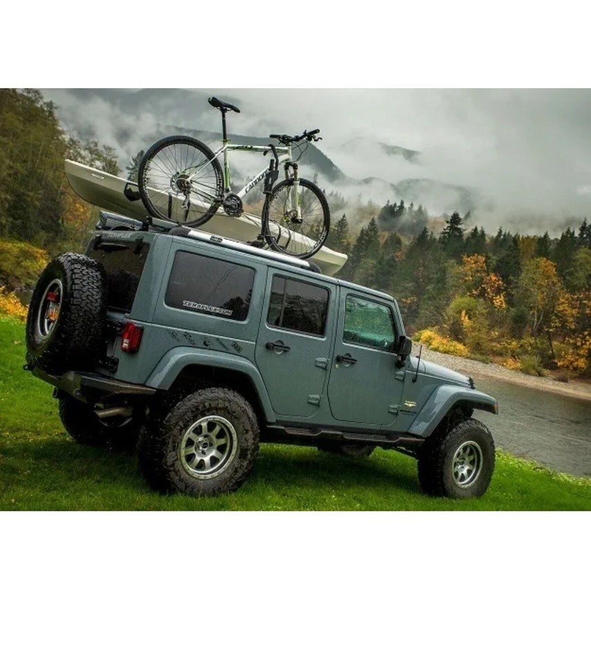 '07-'18 Jeep Wrangler TeraFlex Nebo Roof Rack Cargo Slat Kit Unlimited ...