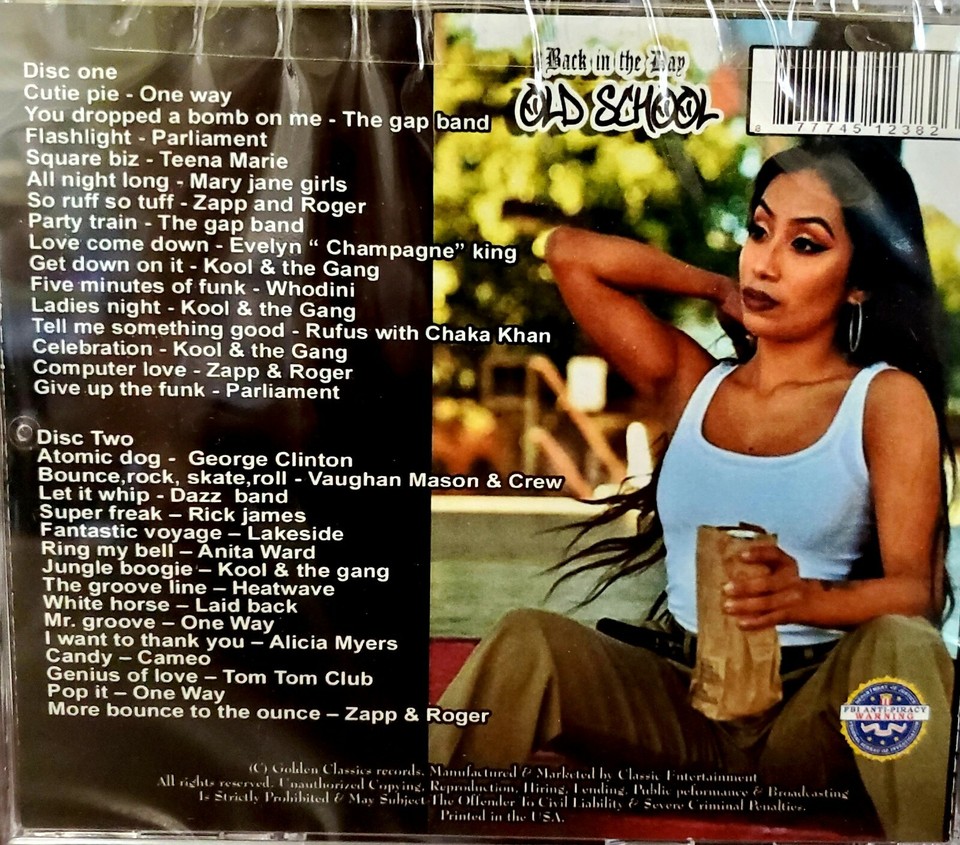 Back In The Day Old School CD Funk Grooves Volume 1 - 2cd Set | eBay