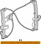 69807-35030 Toyota Regulator sub-assy, back door power window ...