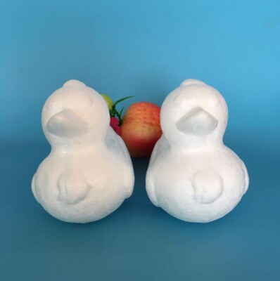 6pcs Craft Foam Polystyrene Duck Shapes Blank Animal Crafting Projects ...